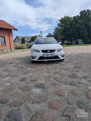 White SEAT Leon 2014 in Panevezys, with an engine capacity of 2.00 L and mileage of 276 thousand km for 7499 €, photo 3 on AUTOMOTO.COM.LV