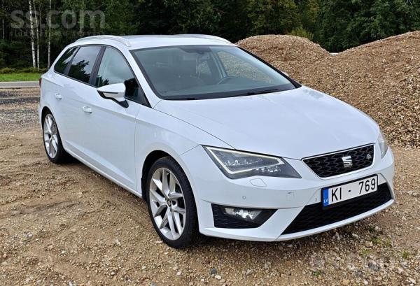 SEAT Leon 2014 Rīga vietnē Balts SEAT Leon 2014 Rīga, ar dzinēja tilpumu 2.00 L un nobraukumu 244 tūkst. km par 6850 €, foto 3 vietnē AUTOMOTO.COM.LV