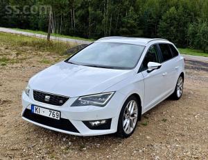 Balts SEAT Leon 2014 Rīga, ar dzinēja tilpumu 2.00 L un nobraukumu 244 tūkst. km par 6850 €, foto  vietnē AUTOMOTO.COM.LV