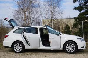 White SEAT Leon 2015 in Riga, with an engine capacity of 1.60 L and mileage of 158 thousand km for 7970 €, photo 15 on AUTOMOTO.COM.LV