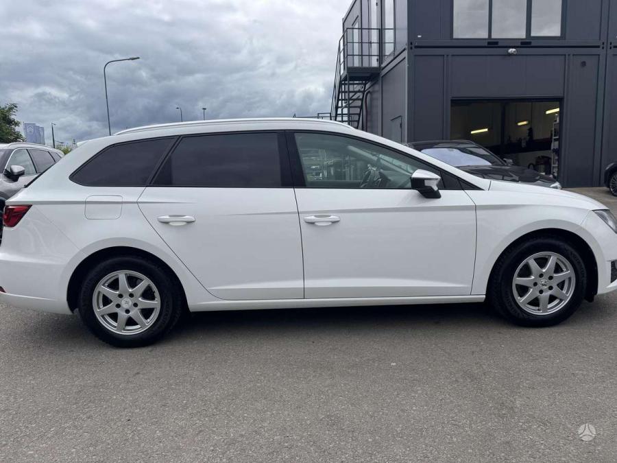 White SEAT Leon 2015 in Vilnius, with an engine capacity of 1.40 L and mileage of 150 thousand km for 7950 €, photo 5 on AUTOMOTO.COM.LV