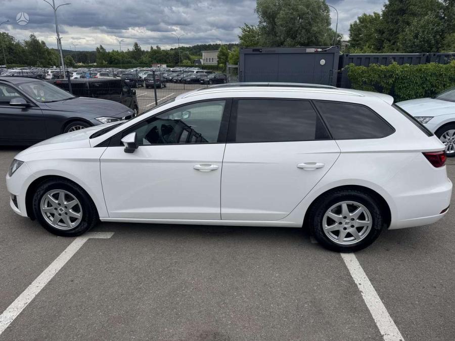 White SEAT Leon 2015 in Vilnius, with an engine capacity of 1.40 L and mileage of 150 thousand km for 7950 €, photo 9 on AUTOMOTO.COM.LV
