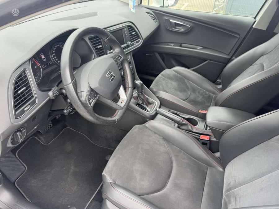 White SEAT Leon 2015 in Vilnius, with an engine capacity of 1.40 L and mileage of 150 thousand km for 7950 €, photo 12 on AUTOMOTO.COM.LV