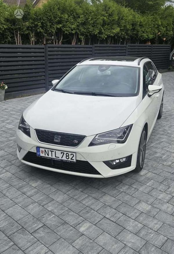 Balts SEAT Leon 2015 Kauņa, ar dzinēja tilpumu 1.97 L un nobraukumu 259 tūkst. km par 7400 €, foto 1 vietnē AUTOMOTO.COM.LV