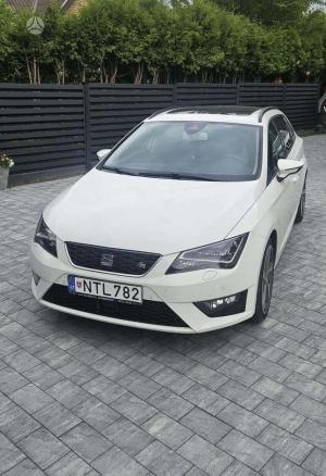 White SEAT Leon 2015 in Kaunas, with an engine capacity of 1.97 L and mileage of 259 thousand km for 7400 €, photo  on AUTOMOTO.COM.LV