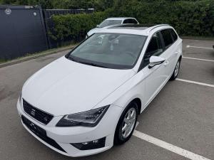 White SEAT Leon 2015 in Vilnius, with an engine capacity of 1.40 L and mileage of 150 thousand km for 7800 €, photo  on AUTOMOTO.COM.LV