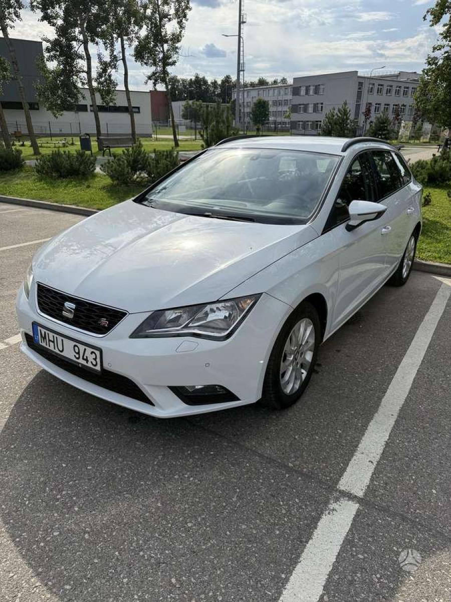 White SEAT Leon 2015 in Vilnius, with an engine capacity of 1.20 L and mileage of 120 thousand km for 6200 €, photo 7 on AUTOMOTO.COM.LV