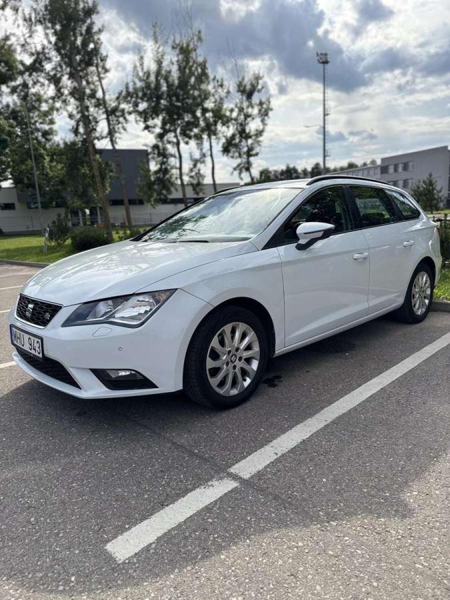 White SEAT Leon 2015 in Vilnius, with an engine capacity of 1.20 L and mileage of 120 thousand km for 6200 €, photo 18 on AUTOMOTO.COM.LV