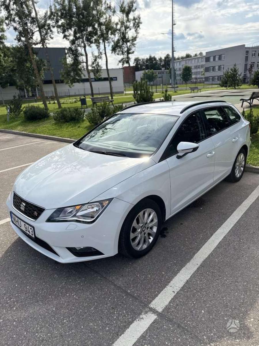 White SEAT Leon 2015 in Vilnius, with an engine capacity of 1.20 L and mileage of 120 thousand km for 6200 €, photo 19 on AUTOMOTO.COM.LV