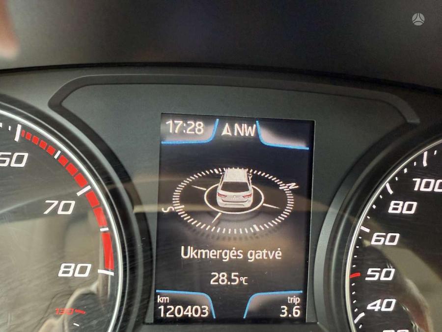 White SEAT Leon 2015 in Vilnius, with an engine capacity of 1.20 L and mileage of 120 thousand km for 6200 €, photo 29 on AUTOMOTO.COM.LV