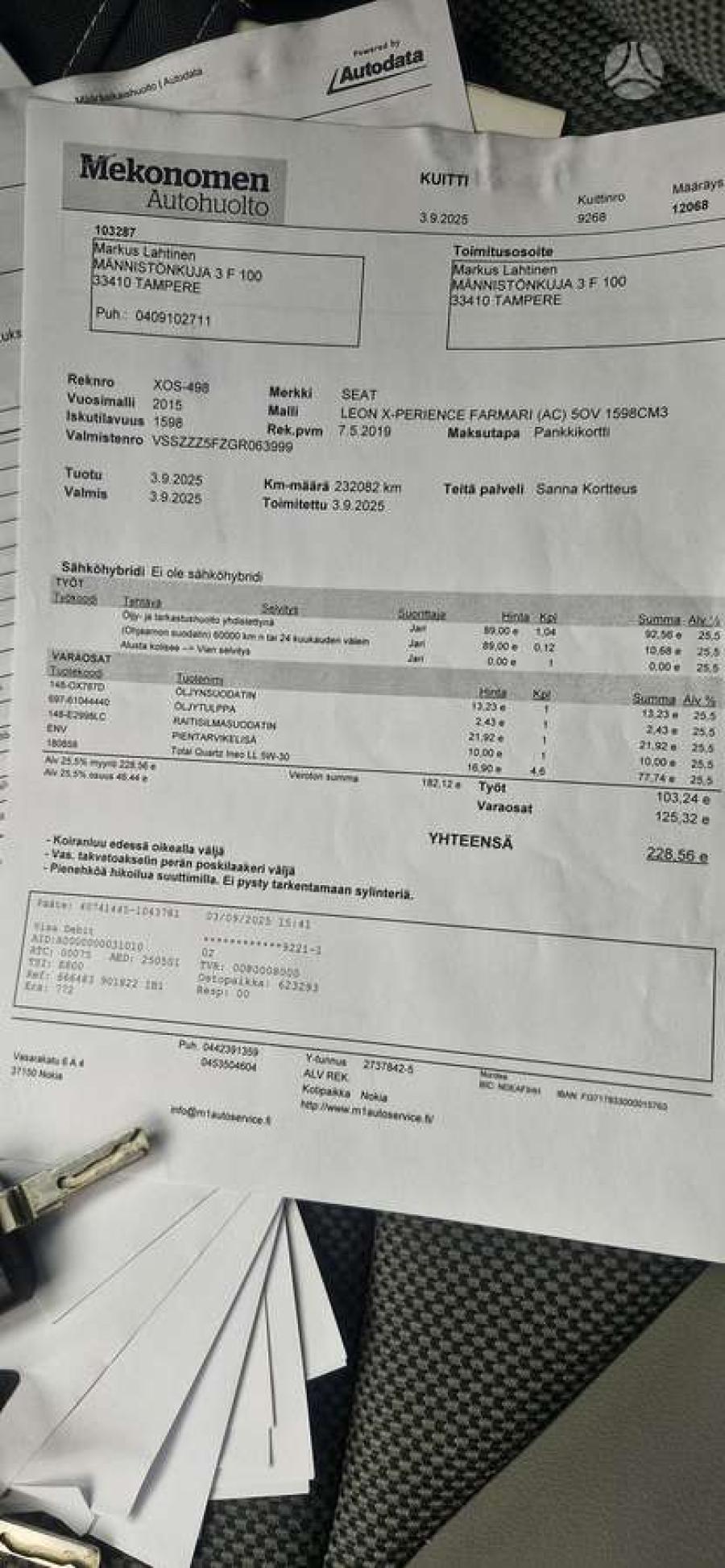 Balts SEAT Leon 2015 Šauļi, ar dzinēja tilpumu 1.60 L un nobraukumu 241 tūkst. km par 7200 €, foto 20 vietnē AUTOMOTO.COM.LV
