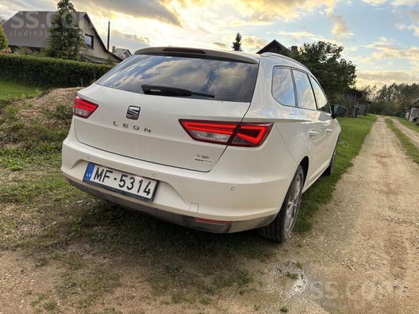White SEAT Leon 2016 in Jekabpils, with an engine capacity of 1.40 L and mileage of 113 thousand km for 7500 €, photo 2 on AUTOMOTO.COM.LV