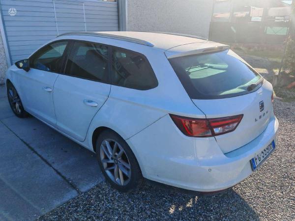 White SEAT Leon 2016 in Panevezys, with an engine capacity of 1.60 L and mileage of 235 thousand km for 5350 €, photo 6 on AUTOMOTO.COM.LV