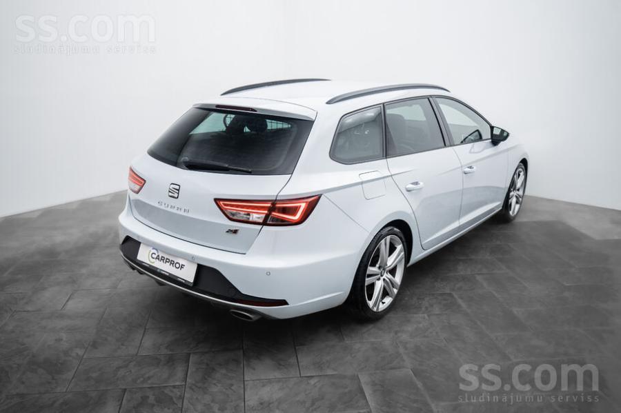 White SEAT Leon 2016 in Tallinn, with an engine capacity of 2.00 L and mileage of 180 thousand km for 11999 €, photo 5 on AUTOMOTO.COM.LV
