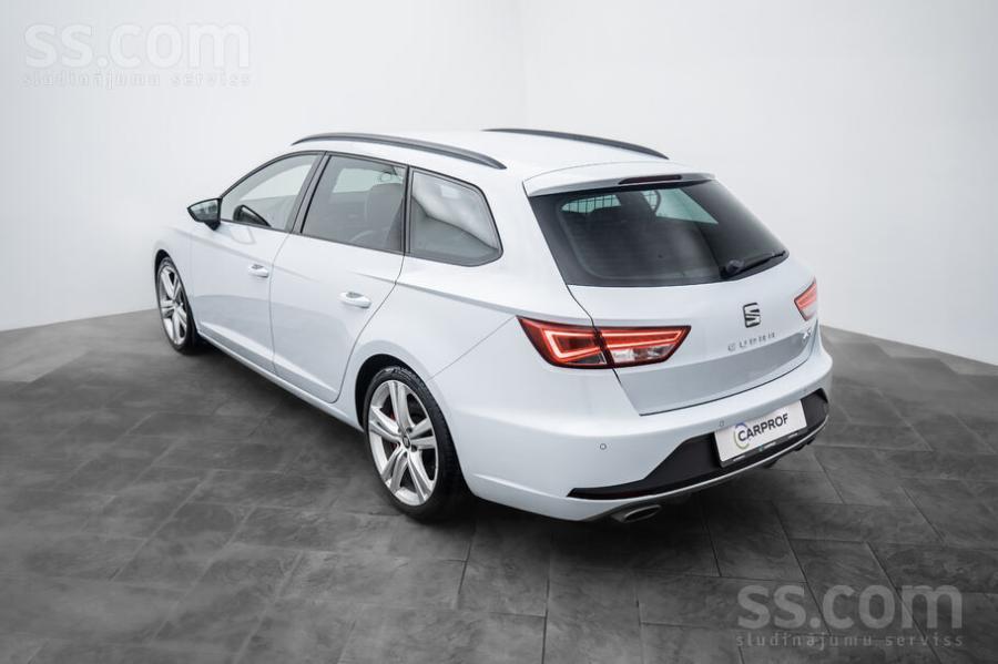 White SEAT Leon 2016 in Tallinn, with an engine capacity of 2.00 L and mileage of 180 thousand km for 11999 €, photo 7 on AUTOMOTO.COM.LV
