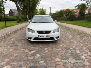 White SEAT Leon 2016 in Jelgava, with an engine capacity of 1.60 L and mileage of 0 thousand km for 5990 €, photo 4 on AUTOMOTO.COM.LV