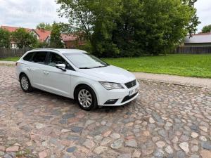 White SEAT Leon 2016 in Jelgava, with an engine capacity of 1.60 L and mileage of 0 thousand km for 5990 €, photo 6 on AUTOMOTO.COM.LV