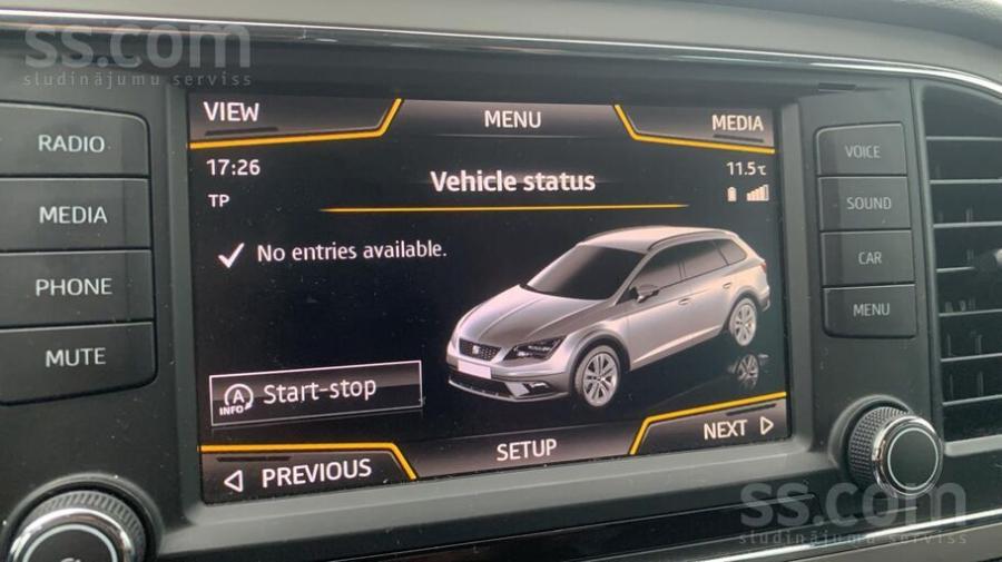 Balts SEAT Leon 2016 Tukums, ar dzinēja tilpumu 1.60 L un nobraukumu 195 tūkst. km par 10599 €, foto 14 vietnē AUTOMOTO.COM.LV