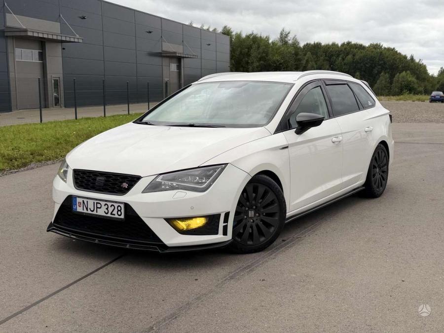Balts SEAT Leon 2016 Viļņa, ar dzinēja tilpumu 1.80 L un nobraukumu 230 tūkst. km par 6999 €, foto 3 vietnē AUTOMOTO.COM.LV