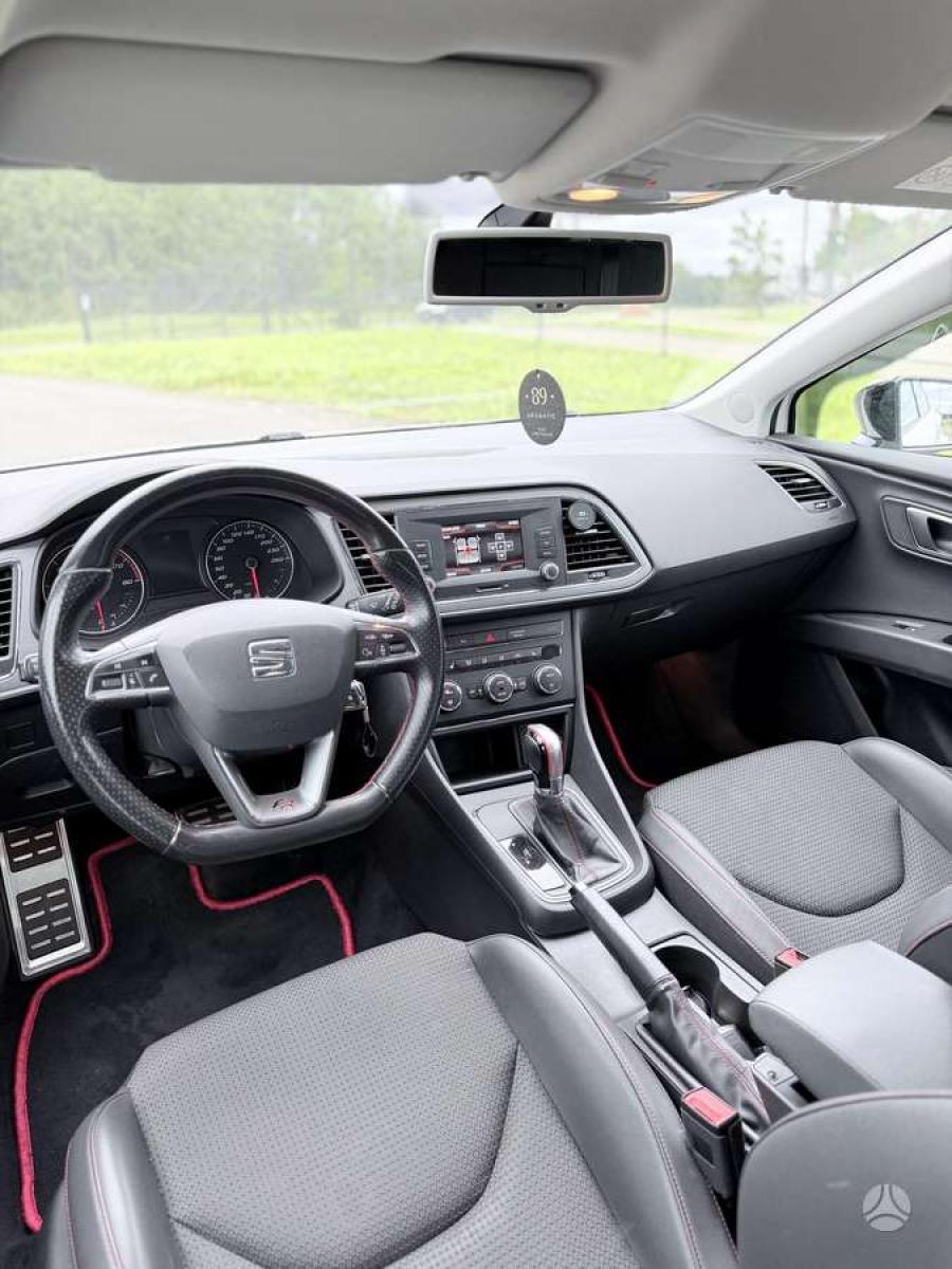 Balts SEAT Leon 2016 Viļņa, ar dzinēja tilpumu 1.80 L un nobraukumu 230 tūkst. km par 6999 €, foto 11 vietnē AUTOMOTO.COM.LV