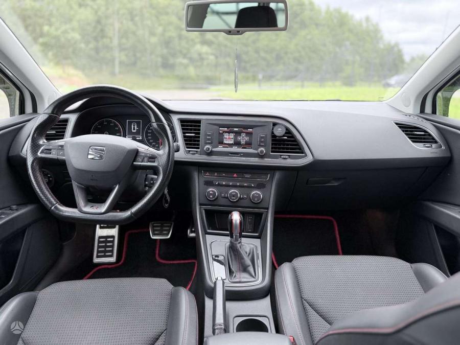 Balts SEAT Leon 2016 Viļņa, ar dzinēja tilpumu 1.80 L un nobraukumu 230 tūkst. km par 6999 €, foto 15 vietnē AUTOMOTO.COM.LV