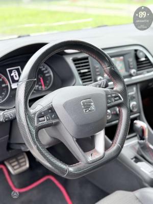 Balts SEAT Leon 2016 Viļņa, ar dzinēja tilpumu 1.80 L un nobraukumu 230 tūkst. km par 6999 €, foto 17 vietnē AUTOMOTO.COM.LV