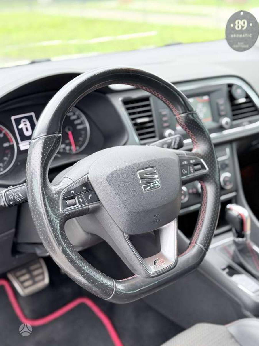 Balts SEAT Leon 2016 Viļņa, ar dzinēja tilpumu 1.80 L un nobraukumu 230 tūkst. km par 6999 €, foto 17 vietnē AUTOMOTO.COM.LV