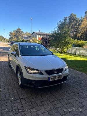 Balts SEAT Leon 2016 Tallina, ar dzinēja tilpumu 2.00 L un nobraukumu 266 tūkst. km par 9199 €, foto  vietnē AUTOMOTO.COM.LV