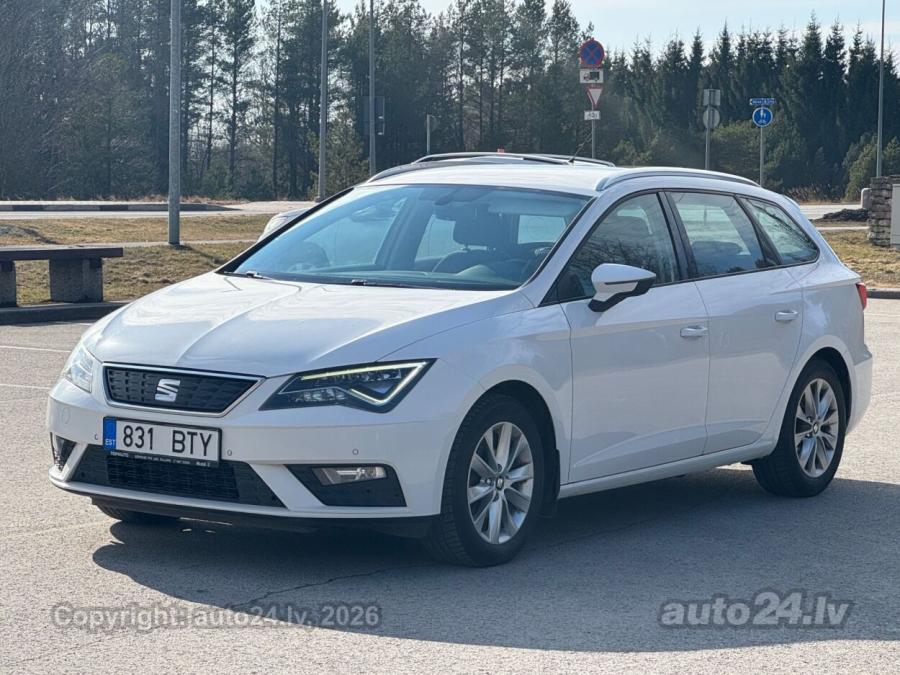 White SEAT Leon 2017 in Tallinn, with an engine capacity of 1.00 L and mileage of 171 thousand km for 7999 €, photo 1 on AUTOMOTO.COM.LV