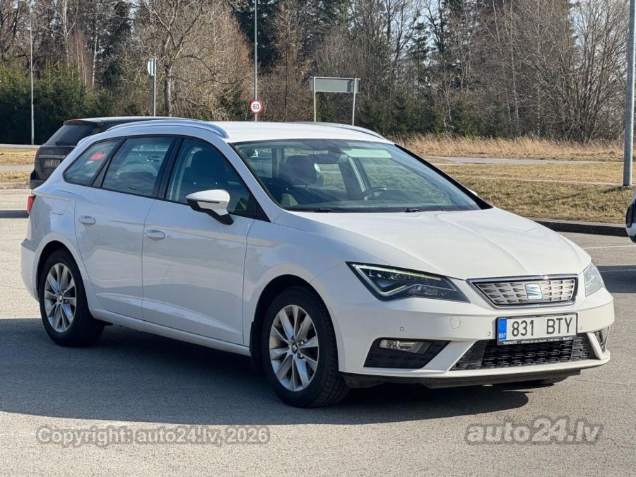White SEAT Leon 2017 in Tallinn, with an engine capacity of 1.00 L and mileage of 171 thousand km for 7999 €, photo 2 on AUTOMOTO.COM.LV