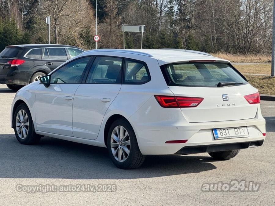 White SEAT Leon 2017 in Tallinn, with an engine capacity of 1.00 L and mileage of 171 thousand km for 7999 €, photo 4 on AUTOMOTO.COM.LV