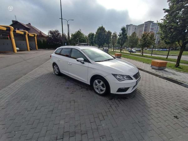 Balts SEAT Leon 2017 Kauņa, ar dzinēja tilpumu 2.00 L un nobraukumu 268 tūkst. km par 7300 €, foto 1 vietnē AUTOMOTO.COM.LV