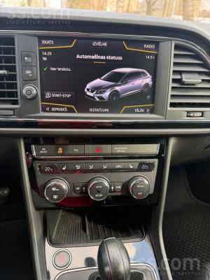 White SEAT Leon 2018 in Riga, with an engine capacity of 2.00 L and mileage of 172 thousand km for 8500 €, photo 8 on AUTOMOTO.COM.LV