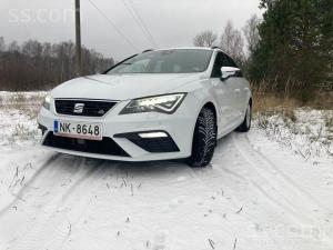 Белый Сеат Леон 2018 в Рига, объемом двигателя 2.00 л и пробегом 132 тыс. км за 17250 €, фото  на AUTOMOTO.COM.LV
