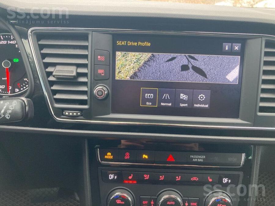 Balts SEAT Leon 2018 Rīga, ar dzinēja tilpumu 2.00 L un nobraukumu 132 tūkst. km par 17250 €, foto 19 vietnē AUTOMOTO.COM.LV