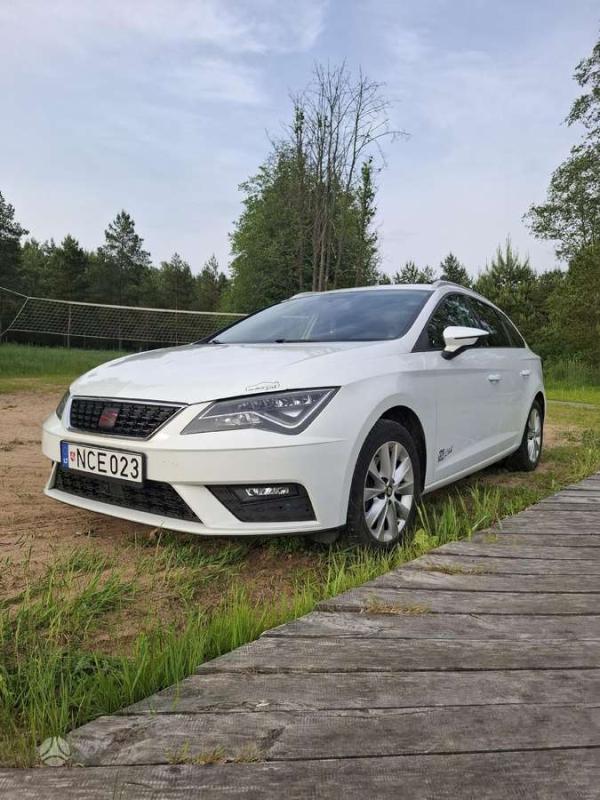 White SEAT Leon 2019 in Vilnius, with an engine capacity of 1.60 L and mileage of 303 thousand km for 6999 €, photo 3 on AUTOMOTO.COM.LV