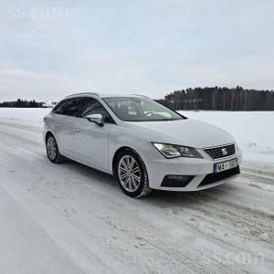 White SEAT Leon 2019 in Riga, with an engine capacity of 1.50 L and mileage of 251 thousand km for 9981 €, photo 2 on AUTOMOTO.COM.LV