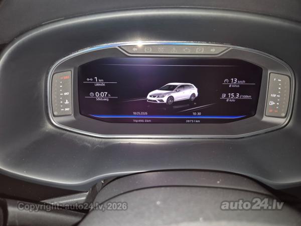 White SEAT Leon 2019 in Tallinn, with an engine capacity of 2.00 L and mileage of 40 thousand km for 16000 €, photo 10 on AUTOMOTO.COM.LV