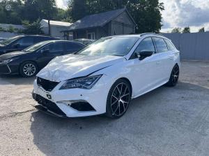 Balts SEAT Leon 2019 Kauņa, ar dzinēja tilpumu 1.98 L un nobraukumu 75 tūkst. km par 9900 €, foto  vietnē AUTOMOTO.COM.LV