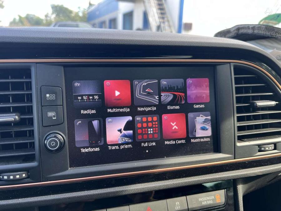 Balts SEAT Leon 2019 Kauņa, ar dzinēja tilpumu 1.98 L un nobraukumu 75 tūkst. km par 9900 €, foto 29 vietnē AUTOMOTO.COM.LV