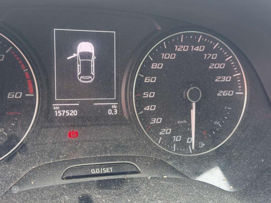 White SEAT Leon 2019 in Kaunas, with an engine capacity of 1.60 L and mileage of 157 thousand km for 6900 €, photo 8 on AUTOMOTO.COM.LV