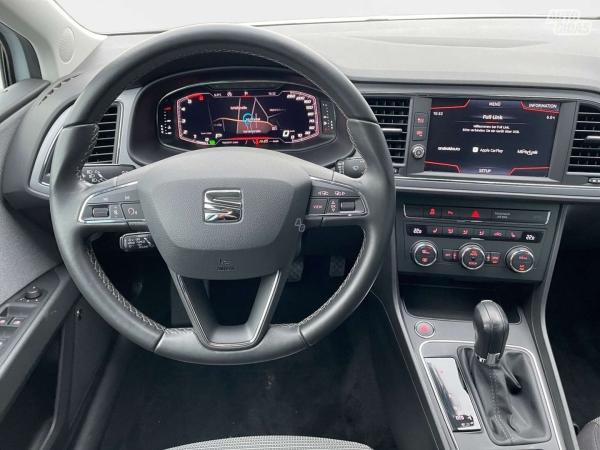 White SEAT Leon 2020 in Kaunas, with an engine capacity of 2.00 L and mileage of 54 thousand km for 22682 €, photo 10 on AUTOMOTO.COM.LV