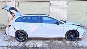 White SEAT Leon 2020 in Alytus, with an engine capacity of 1.98 L and mileage of 85 thousand km for 8700 €, photo 4 on AUTOMOTO.COM.LV