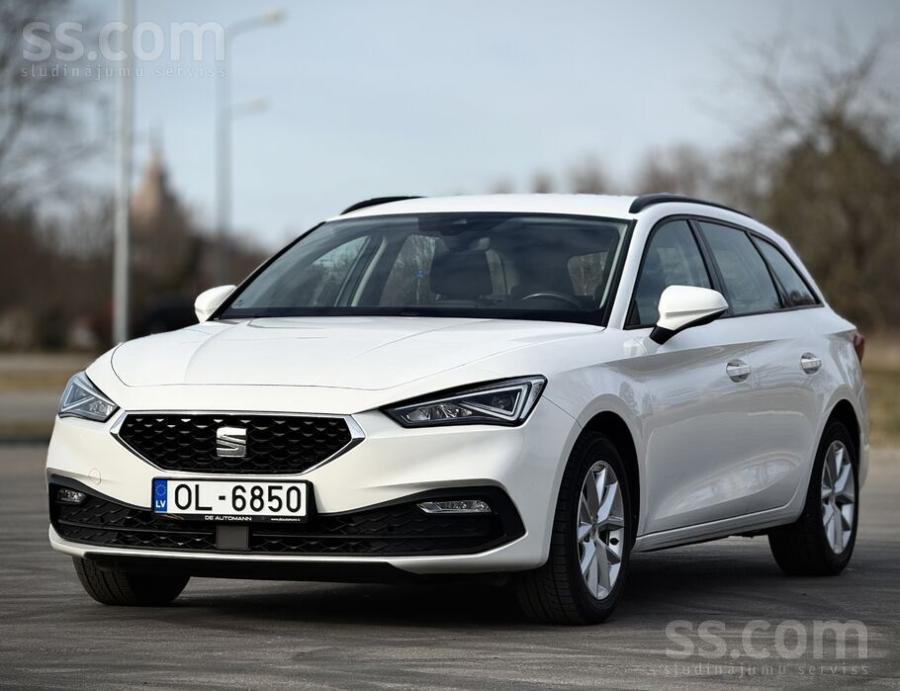 White SEAT Leon 2021 in Riga, with an engine capacity of 2.00 L and mileage of 118 thousand km for 13900 €, photo 6 on AUTOMOTO.COM.LV