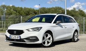 White SEAT Leon 2021 in Taurage, with an engine capacity of 1.50 L and mileage of 241 thousand km for 10400 €, photo  on AUTOMOTO.COM.LV