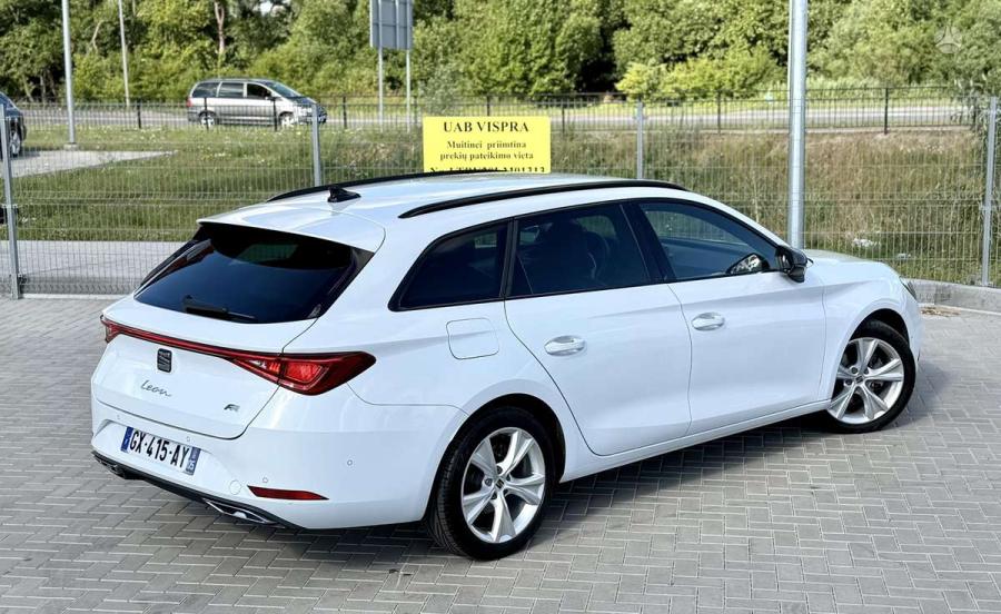 White SEAT Leon 2021 in Taurage, with an engine capacity of 1.50 L and mileage of 241 thousand km for 10400 €, photo 20 on AUTOMOTO.COM.LV