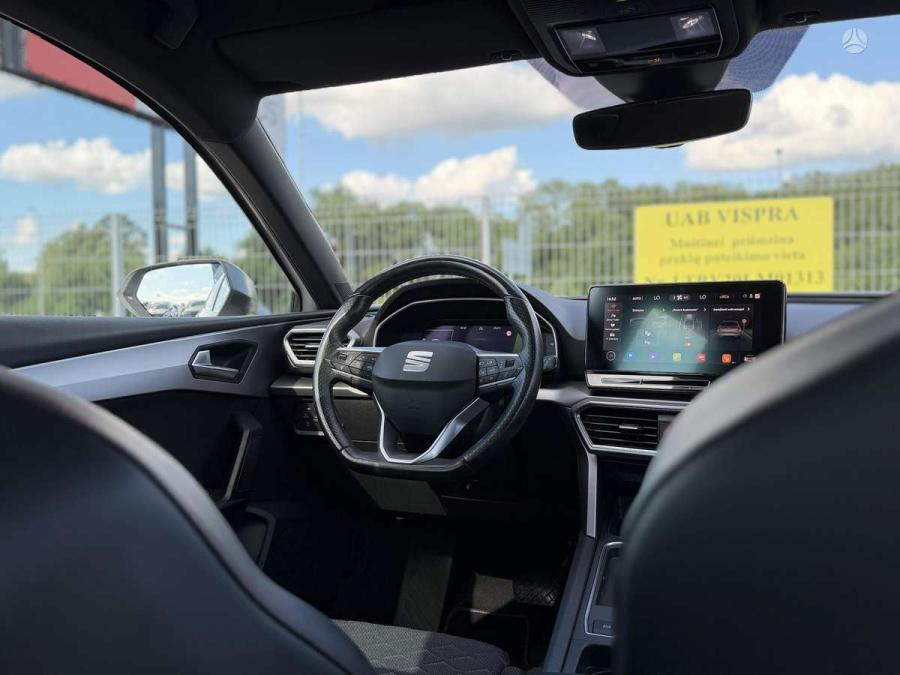 White SEAT Leon 2021 in Taurage, with an engine capacity of 1.50 L and mileage of 241 thousand km for 10400 €, photo 32 on AUTOMOTO.COM.LV