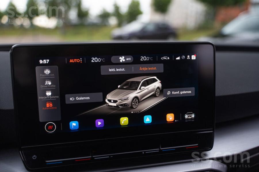 Balts SEAT Leon 2021 Liepāja, ar dzinēja tilpumu 1.50 L un nobraukumu 241 tūkst. km par 12000 €, foto 31 vietnē AUTOMOTO.COM.LV