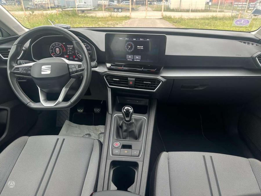 White SEAT Leon 2022 in Vilnius, with an engine capacity of 1.00 L and mileage of 148 thousand km for 11590 €, photo 22 on AUTOMOTO.COM.LV