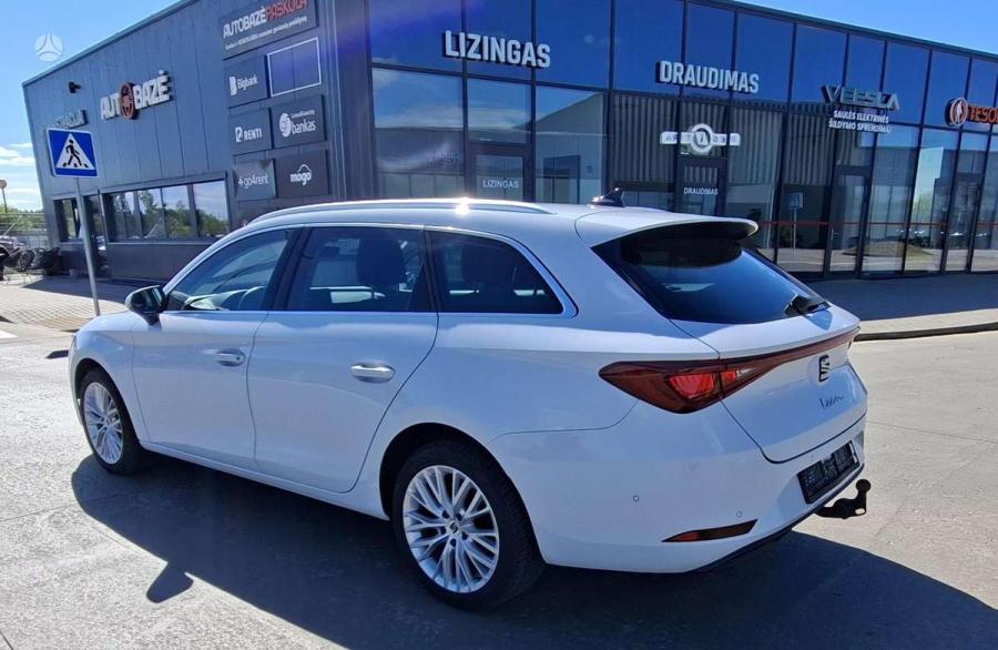 Balts SEAT Leon 2023 Šauļi, ar dzinēja tilpumu 1.50 L un nobraukumu 39 tūkst. km par 19200 €, foto 7 vietnē AUTOMOTO.COM.LV